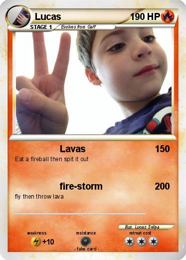 Pokémon Lucas 1166 1166 - Lavas - My Pokemon Card