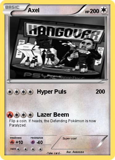 Pokémon Axel 1755 1755 - Hyper Puls - My Pokemon Card