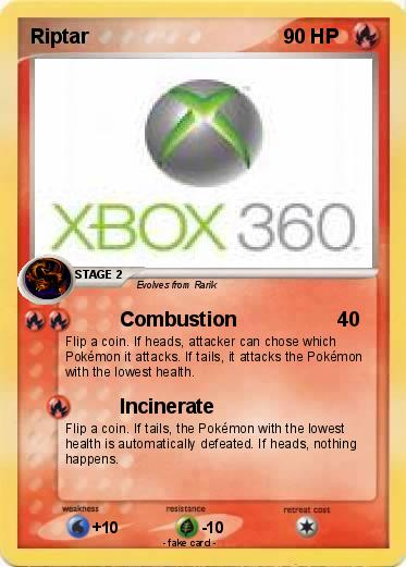Pokémon Riptar - Combustion - My Pokemon Card