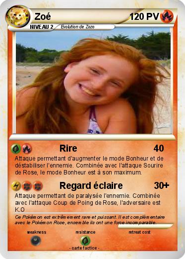 Pokémon Zoe 197 197 - Rire - Ma carte Pokémon