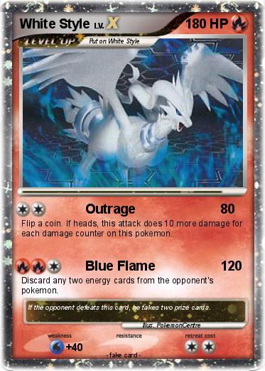 Pokémon White Style - Outrage - My Pokemon Card