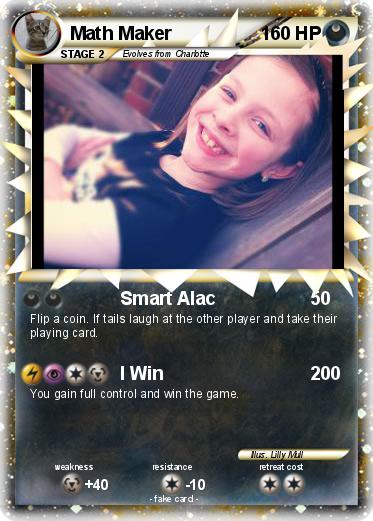 Pokémon Math Maker - Smart Alac - My Pokemon Card