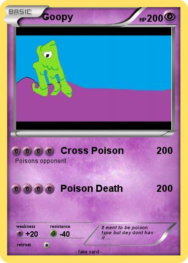 Pokémon Goopy 13 13 - Cross Poison - My Pokemon Card