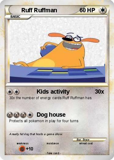 Pokémon Ruff Ruffman - Kids activity - My Pokemon Card