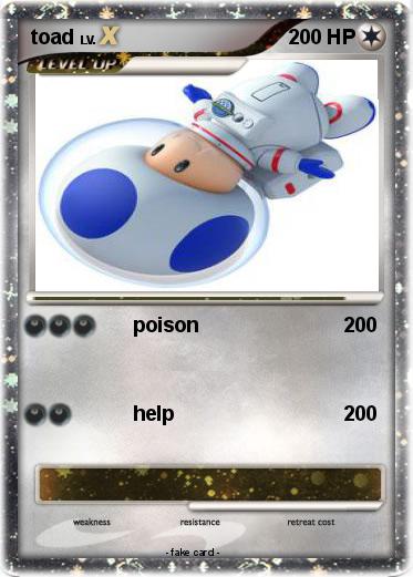 Pokémon toad 1208 1208 - poison - My Pokemon Card