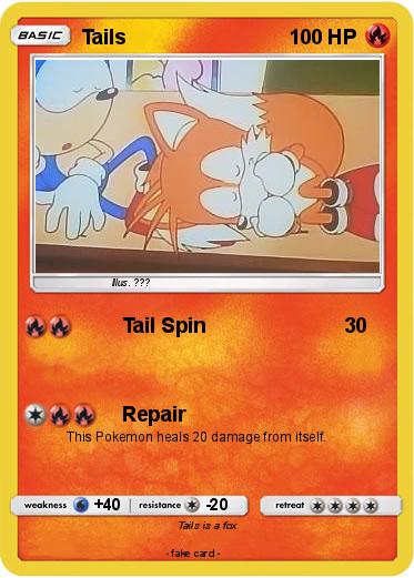 Pokémon Tails 1424 1424 - Tail Spin - My Pokemon Card