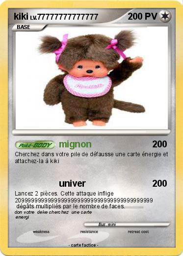 Pokémon kiki 310 310 - mignon - Ma carte Pokémon