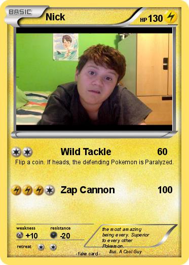 Pokémon Nick 808 808 - Wild Tackle - My Pokemon Card
