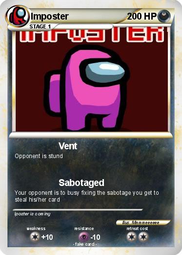 Pokémon Imposter 102 102 - Vent - My Pokemon Card