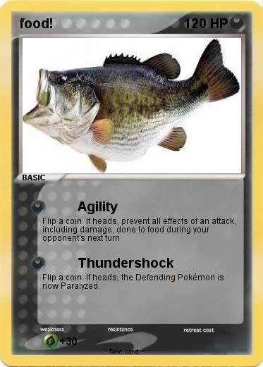 Pokémon food 195 195 - Agility - My Pokemon Card