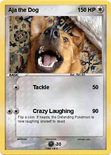Pokémon Aja the Dog - Tackle - My Pokemon Card