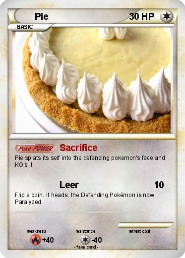 Pokémon Pie 40 40 - Sacrifice - My Pokemon Card