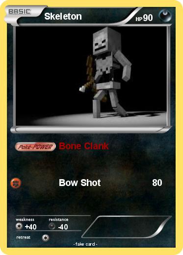 Pokémon Skeleton 629 629 - Bone Clank - My Pokemon Card