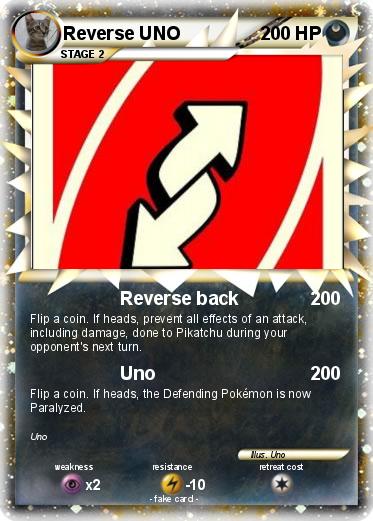 Pokémon Reverse UNO 2 2 - Reverse back - My Pokemon Card