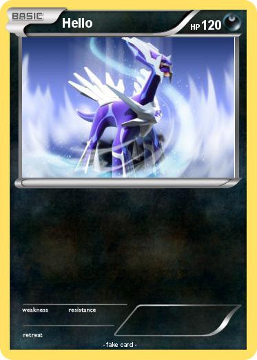 Pokémon Hello 814 814 - My Pokemon Card