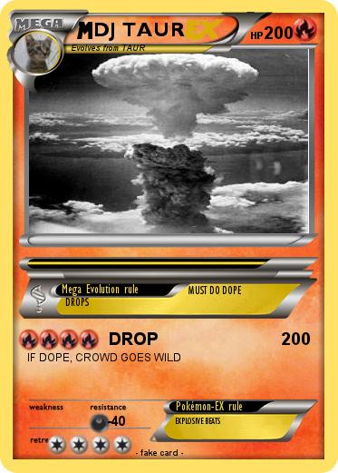 Pokémon DJ TAUR - DROP - My Pokemon Card