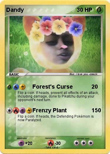 Pokémon Dandy 32 32 - Forest's Curse - My Pokemon Card