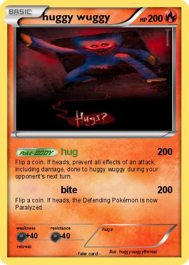 Pokémon huggy wuggy 70 70 - hug - My Pokemon Card