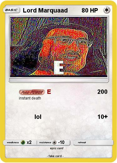 Pokémon Lord Marquaad - E - My Pokemon Card