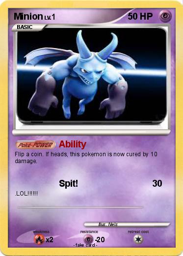 Pokémon Minion 1042 1042 - Ability - My Pokemon Card