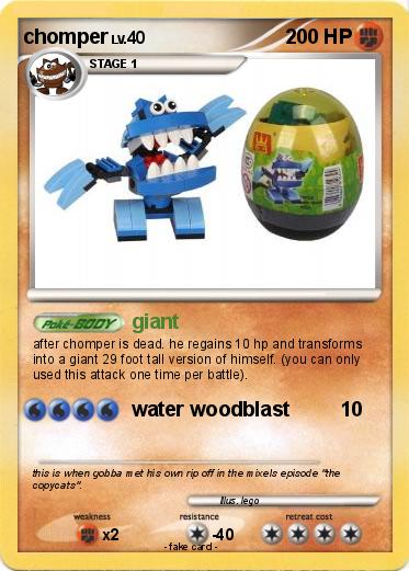 Pokémon chomper 206 206 - giant - My Pokemon Card