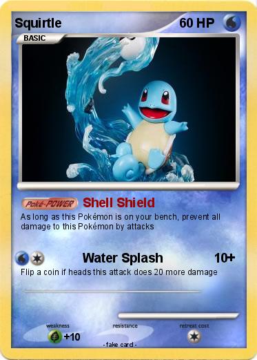 Pokémon Squirtle 1713 1713 - Shell Shield - My Pokemon Card