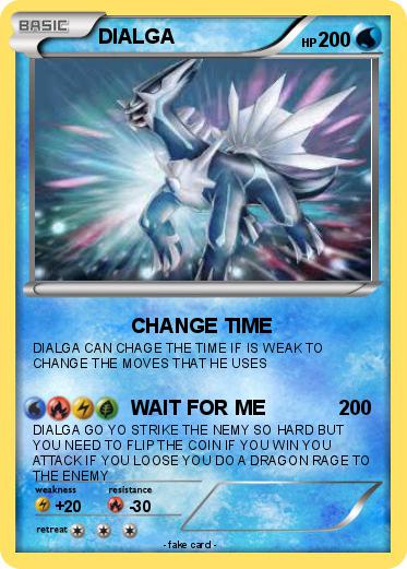 Pokémon DIALGA 6579 6579 - CHANGE TIME - My Pokemon Card