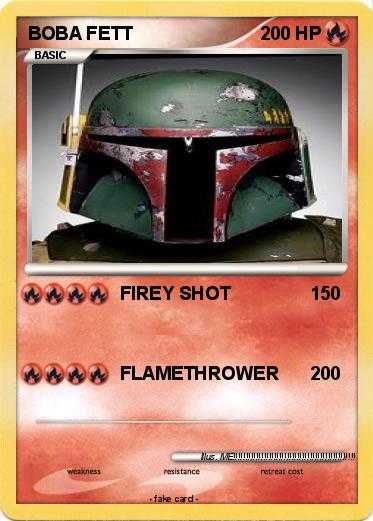 Pokémon BOBA FETT 147 147 - FIREY SHOT - My Pokemon Card