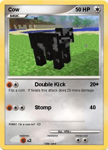Pokémon Cow 209 209 - Double Kick - My Pokemon Card