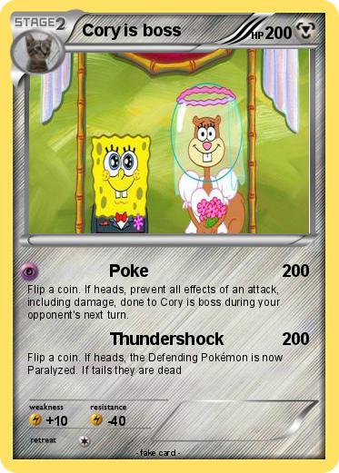 Pokémon Cory is boss - Poke - My Pokemon Card