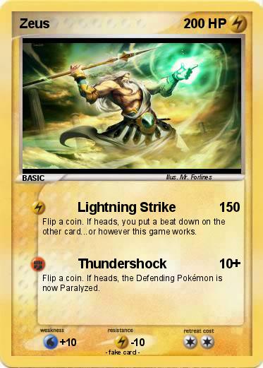 Pokémon Zeus 1214 1214 - Lightning Strike - My Pokemon Card