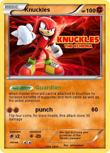 Pokémon Knuckles 926 926 - Guardian - My Pokemon Card