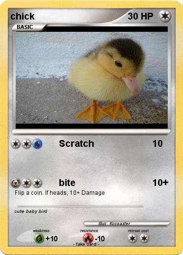 Pokémon chick 136 136 - Scratch - My Pokemon Card