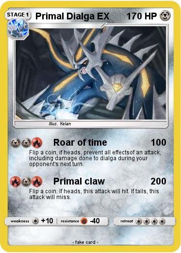Pokémon Primal Dialga EX 24 24 - Roar of time - My Pokemon Card