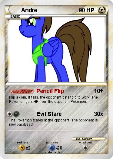Pokémon Andre 68 68 - Pencil Flip - My Pokemon Card