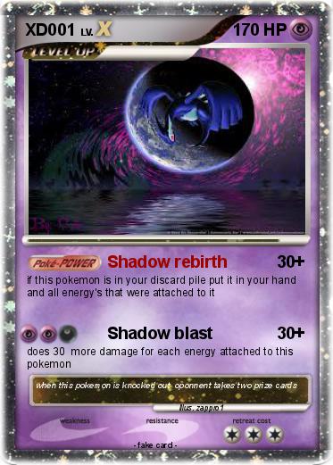 Pokémon XD001 54 54 - Shadow rebirth - My Pokemon Card