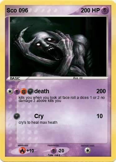 Pokémon Sco 096 096 - death - My Pokemon Card
