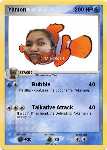 Pokémon Yamon - Bubble - My Pokemon Card