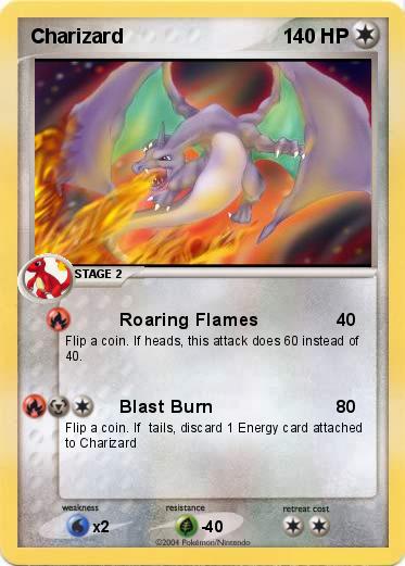 Pokémon Charizard 135 135 - Roaring Flames - My Pokemon Card