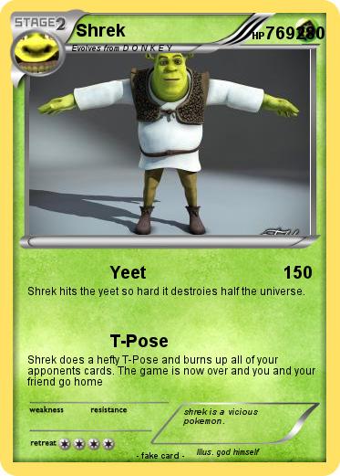 Pokémon Shrek 1071 1071 - Yeet - My Pokemon Card