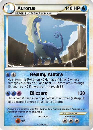 Pokémon Aurorus 3 3 - Healing Aurora - My Pokemon Card