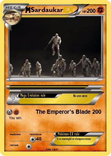 Pokémon Sardaukar - The Emperor’s Blade - My Pokemon Card