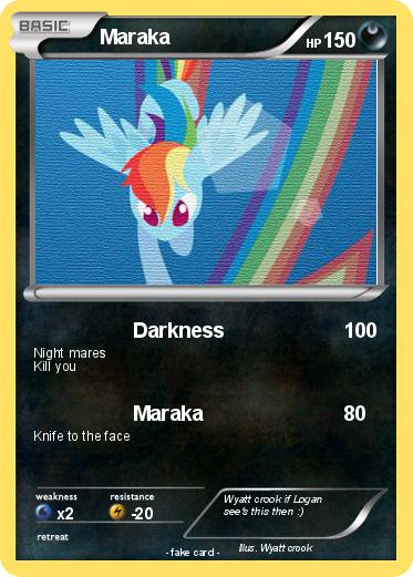 Pokémon Maraka - Darkness - My Pokemon Card