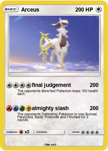 Pokémon Arceus 11517 11517 - final judgement - My Pokemon Card