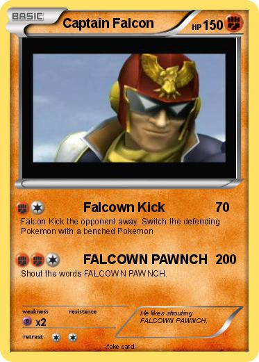 Pokémon Captain Falcon 303 303 - Falcown Kick - My Pokemon Card