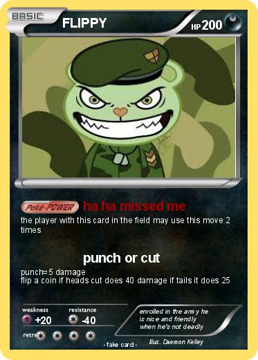 Pokémon FLIPPY 176 176 - ha ha missed me - My Pokemon Card