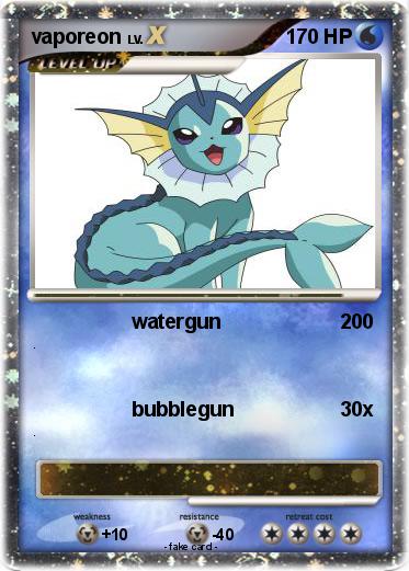 Pokémon vaporeon 569 569 - watergun - My Pokemon Card