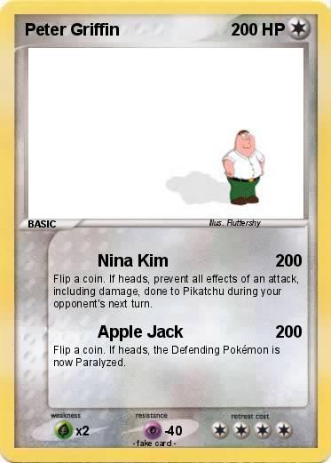 Pokémon Peter Griffin 488 488 - Nina Kim - My Pokemon Card