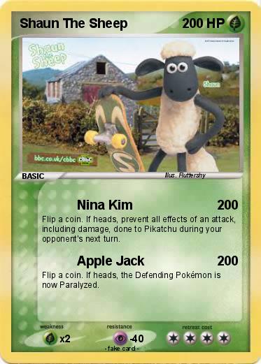 Pokémon Shaun The Sheep 15 15 - Nina Kim - My Pokemon Card