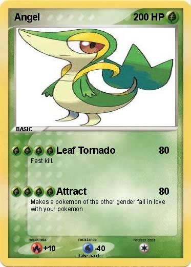 Pokémon Angel 348 348 - Leaf Tornado - My Pokemon Card